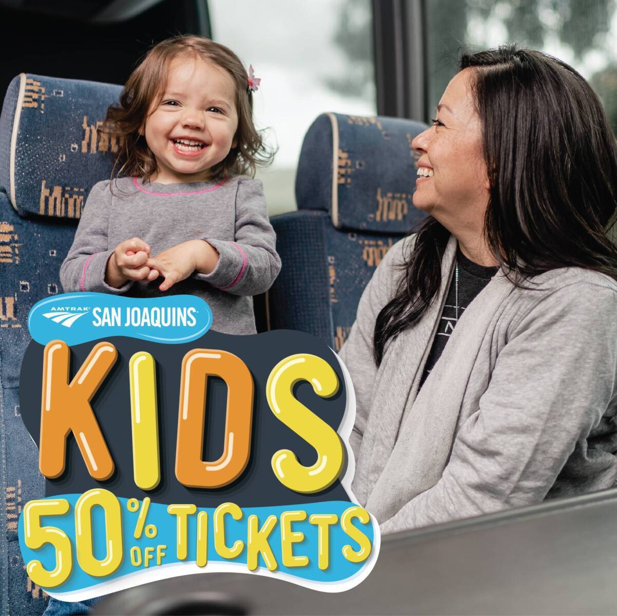 All Kids Aged 2-12 Can Now Travel at 50% off the Adult Fare on Amtrak ...